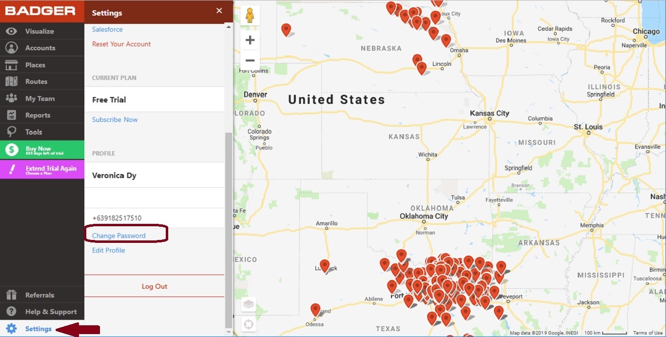 How to Reset/Change Password (Web App) - Badger Maps