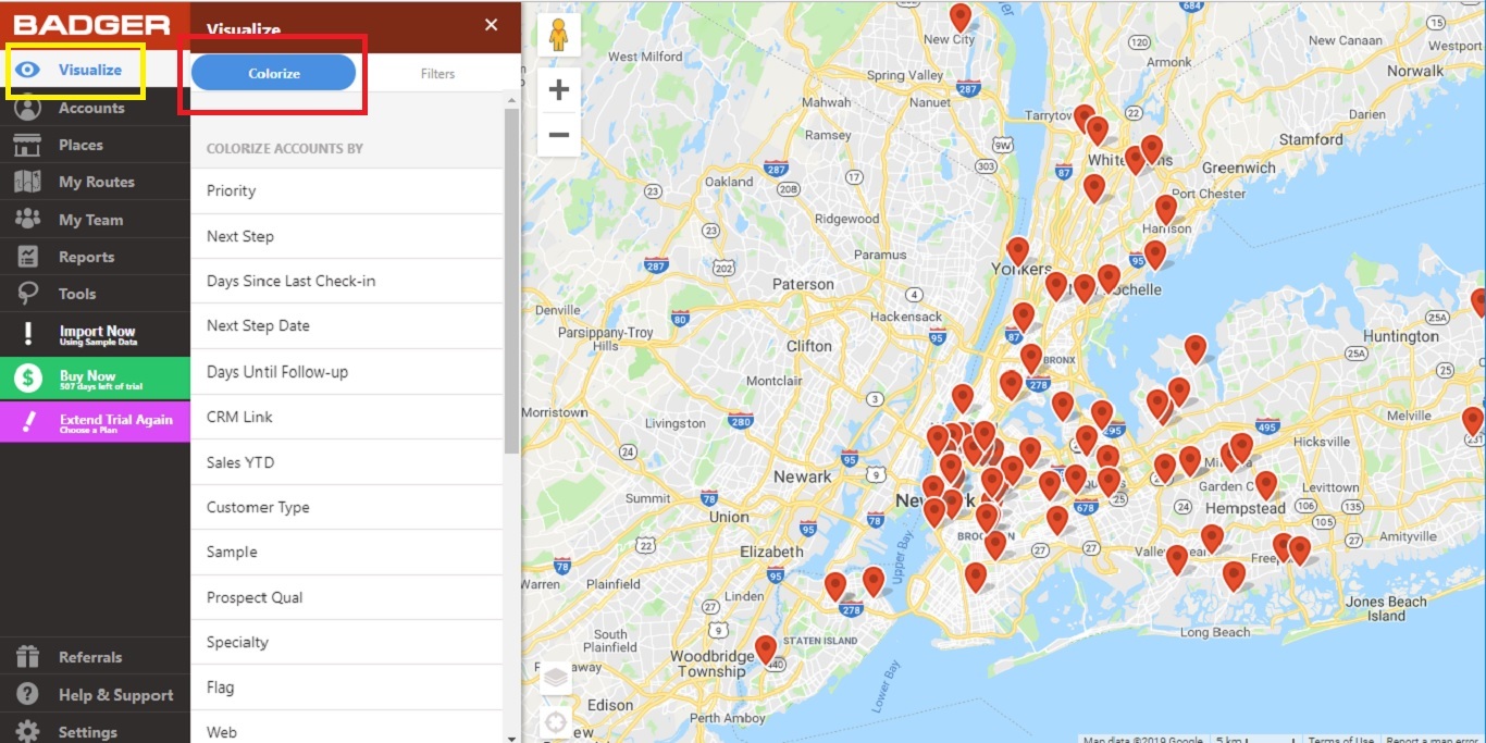How can I know the days since last check-in? - Badger Maps