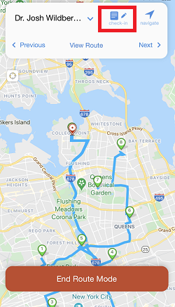 How to Check In (iPhone) - Badger Maps