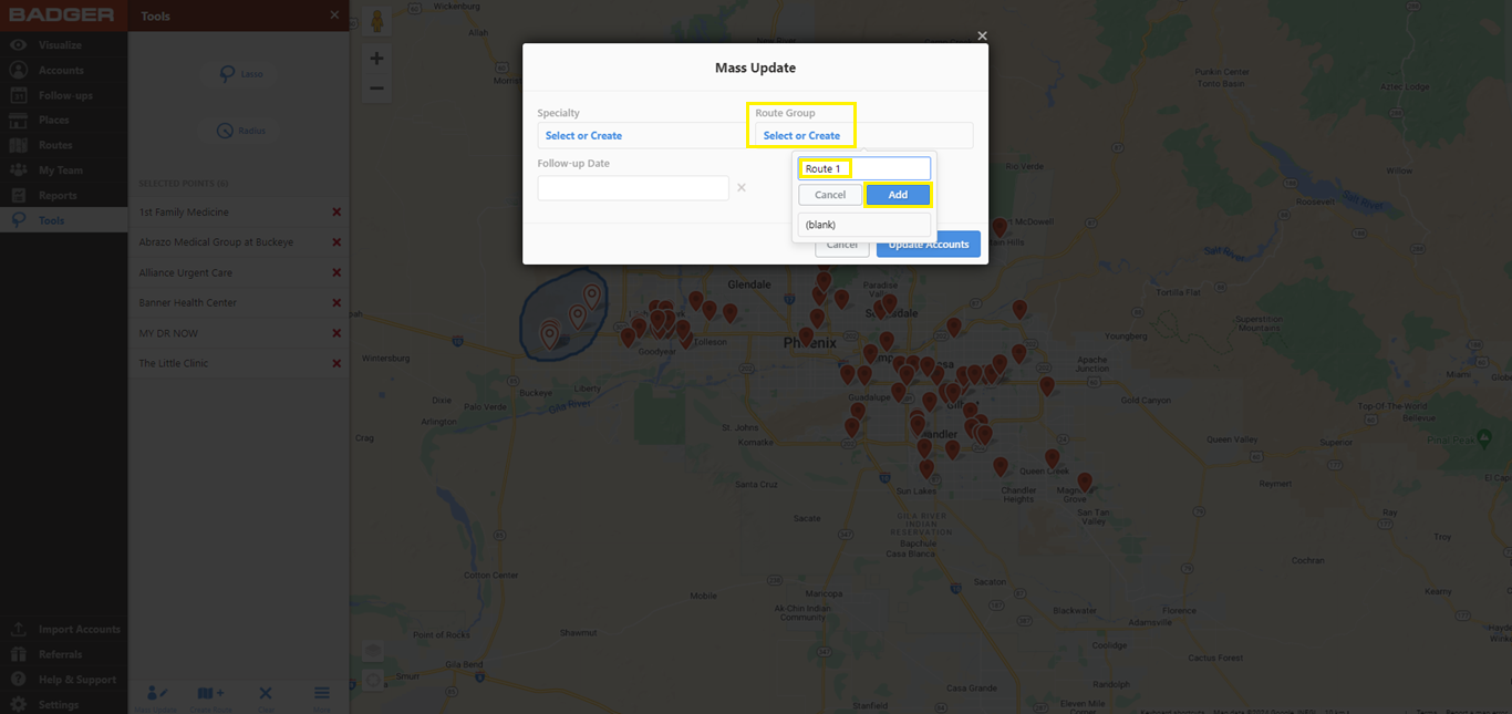 How to Color Code Routes - Badger Maps