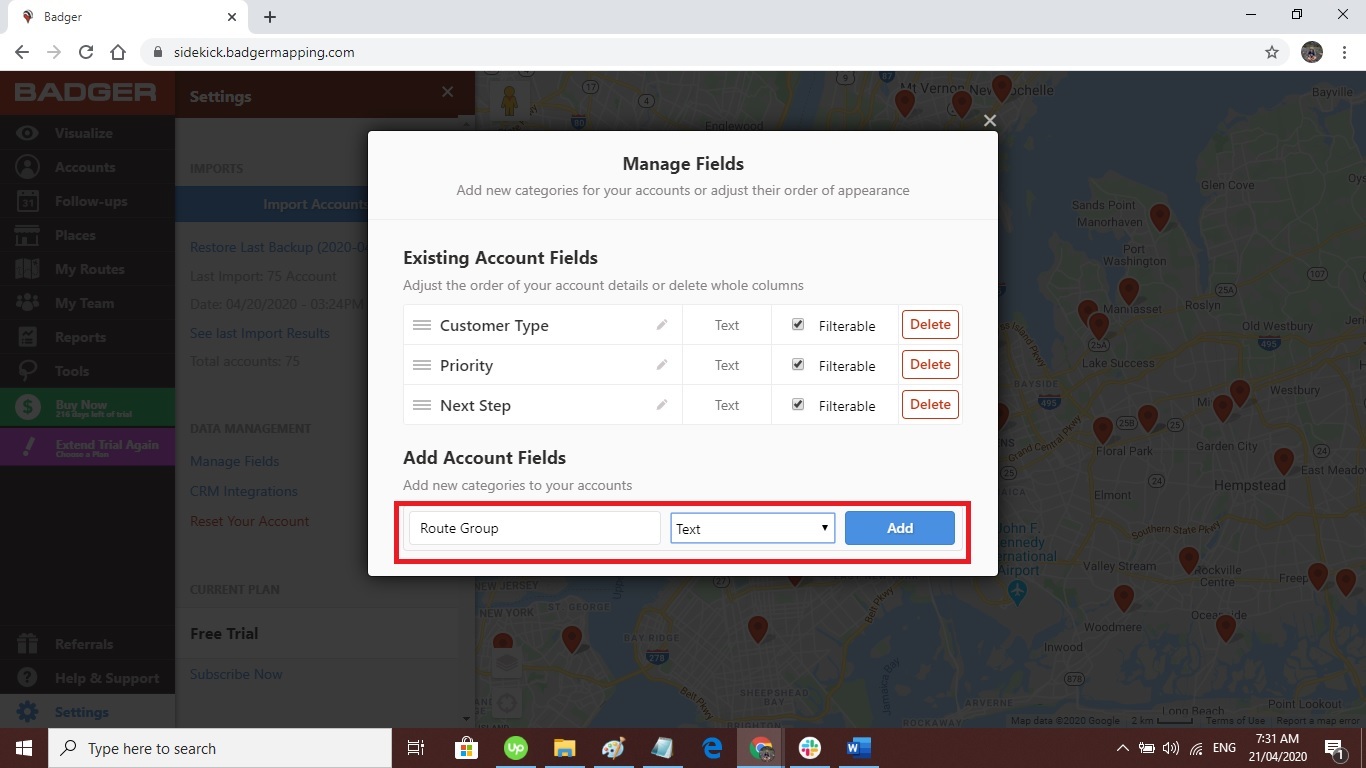 How to color routes? - Badger Maps