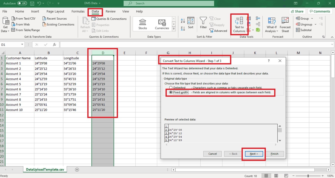 How to Convert Lat/Long Coordinates from DMS Format to Decimal - Badger ...