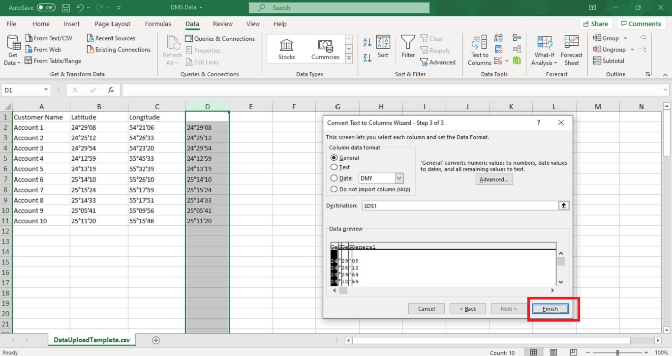 How to Convert Lat/Long Coordinates from DMS Format to Decimal - Badger ...