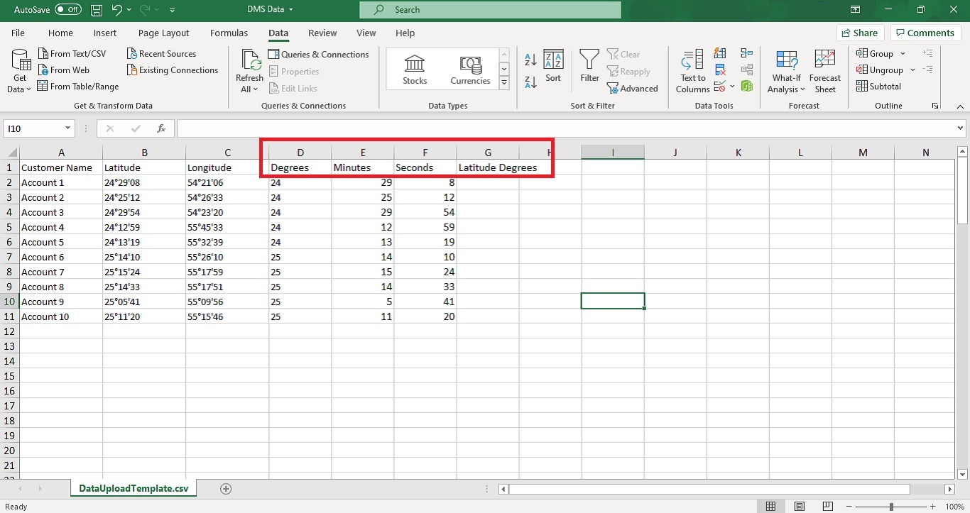 How to Convert Lat/Long Coordinates from DMS Format to Decimal - Badger ...