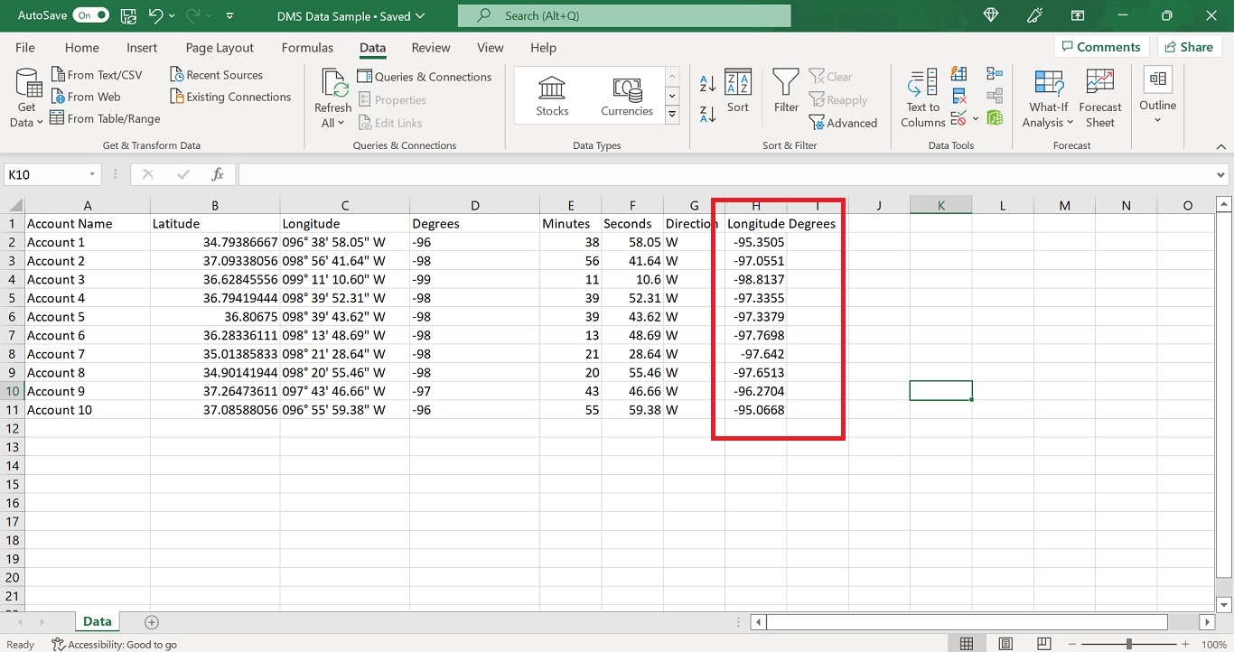How To Convert Lat Long Coordinates From DMS Format To Decimal Badger how-to-convert-lat-long-coordinates-from-dms-format-to-decimal-badger