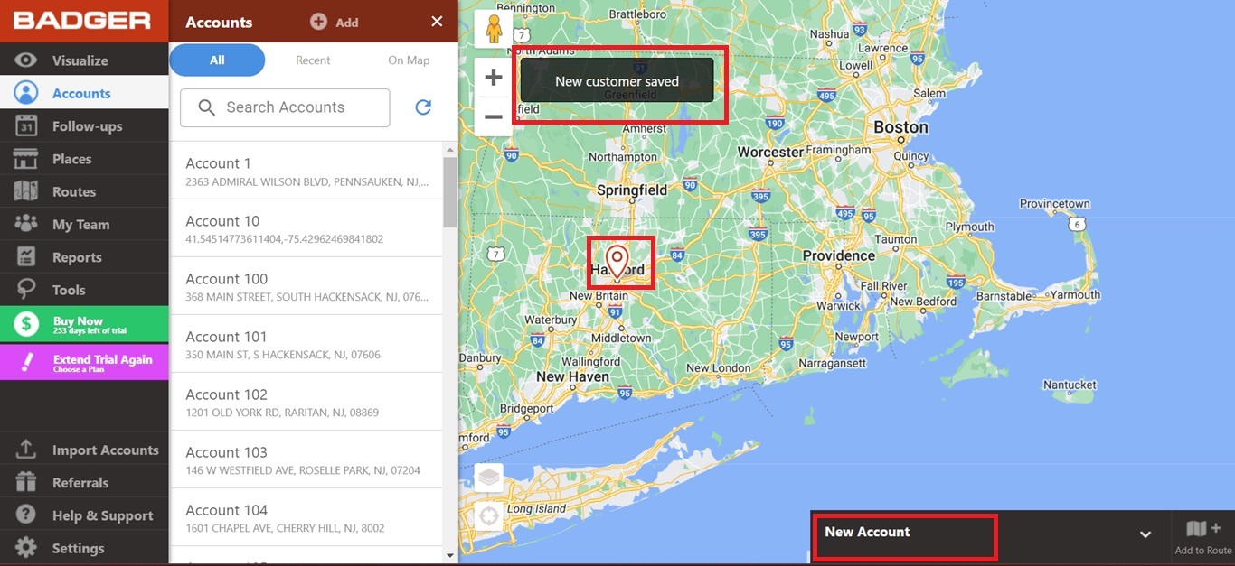 How To Create Accounts In Badger Maps Webapp Badger Maps