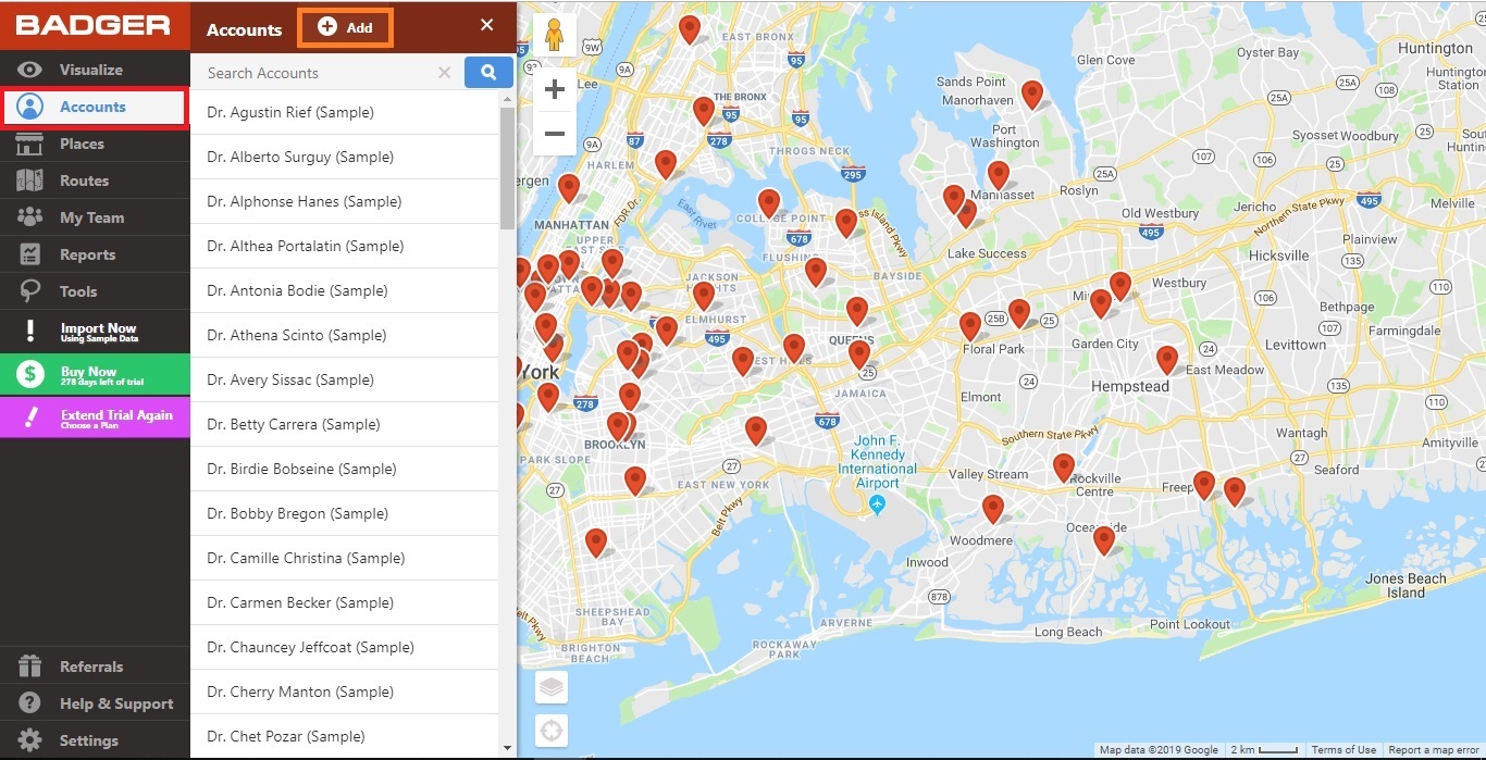 How to Create Accounts in Badger Maps (WebApp) - Badger Maps
