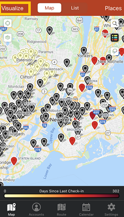 How to Use the Days Since Last Check-in / Check in Filter (iPhone) - Badger Maps
