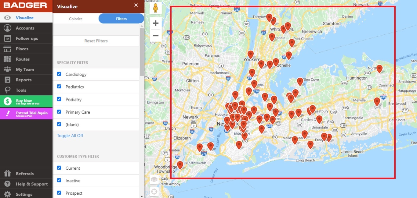 How To Use The Days Until Follow-up Filter (Web App) - Badger Maps