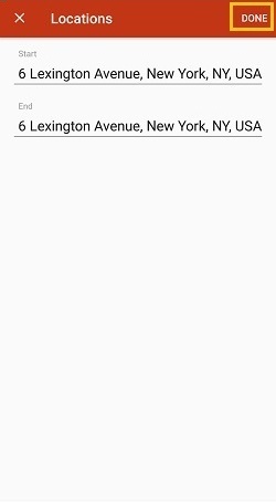 How to Create Default Start/End Locations (Android 7 and up) - Badger Maps