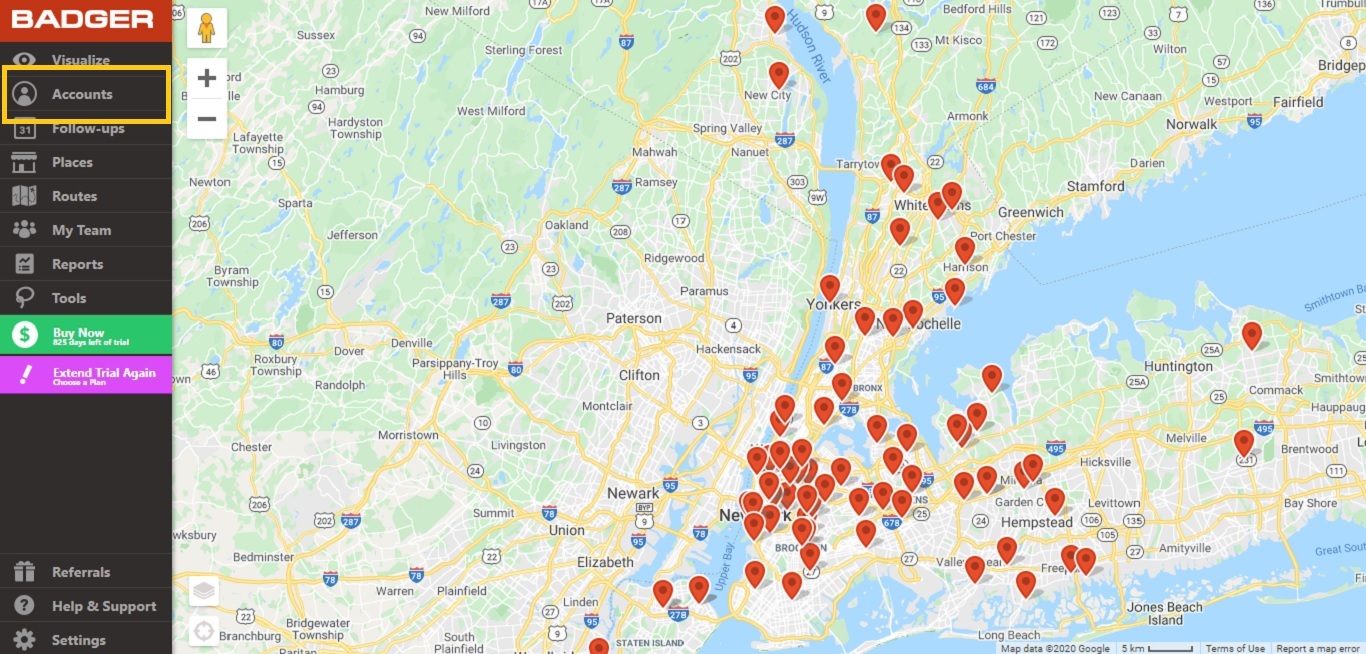How To Delete An Account In Badger Maps Webapp Badger Maps