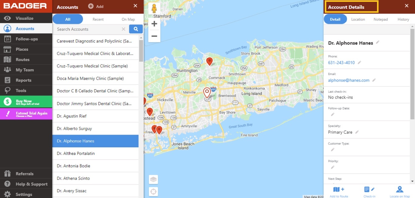 How to Delete an Account in Badger Maps (WebApp) - Badger Maps