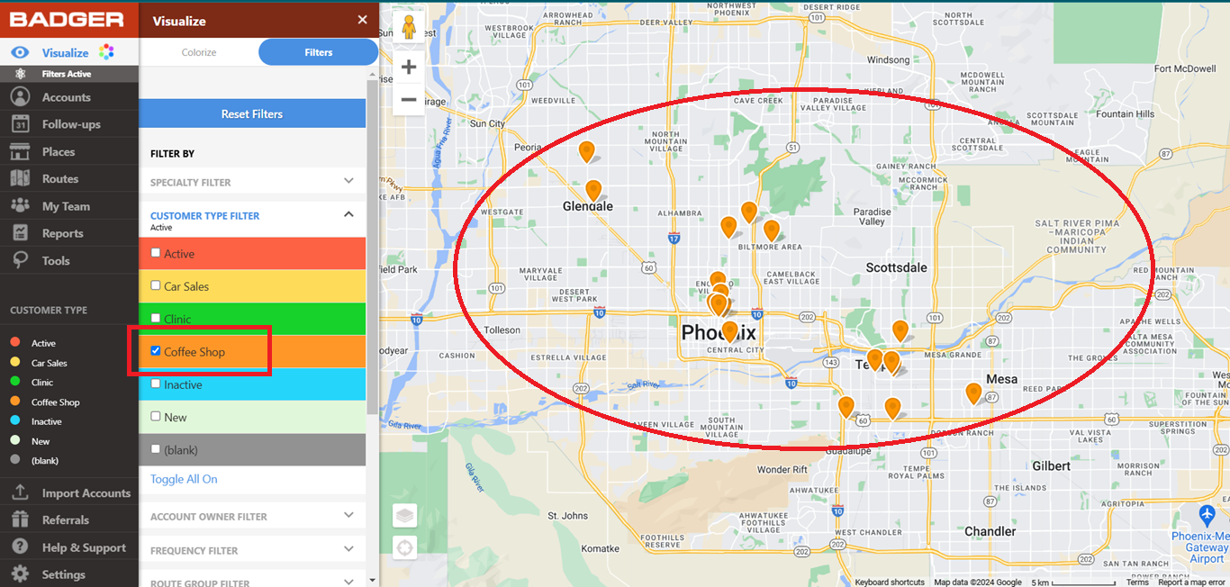 How to Delete a Filter (WebApp) - Badger Maps