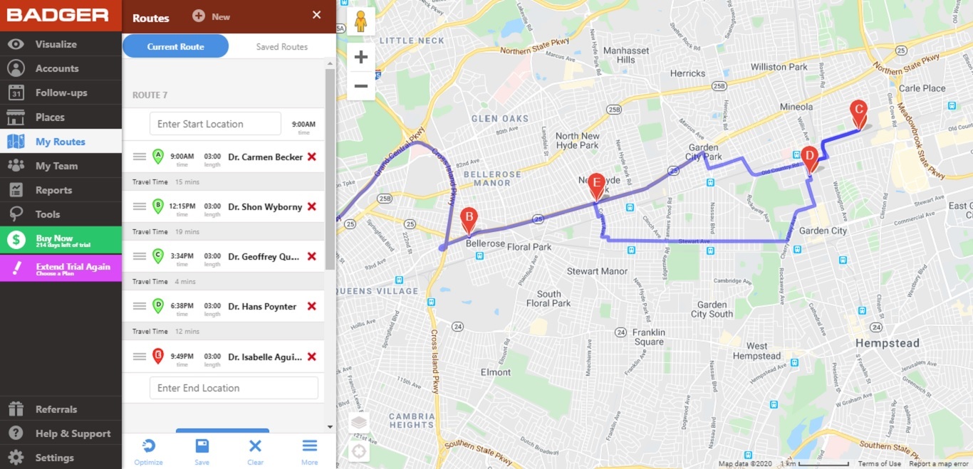 How To Remove A Stop From Your Route Web App Badger Maps
