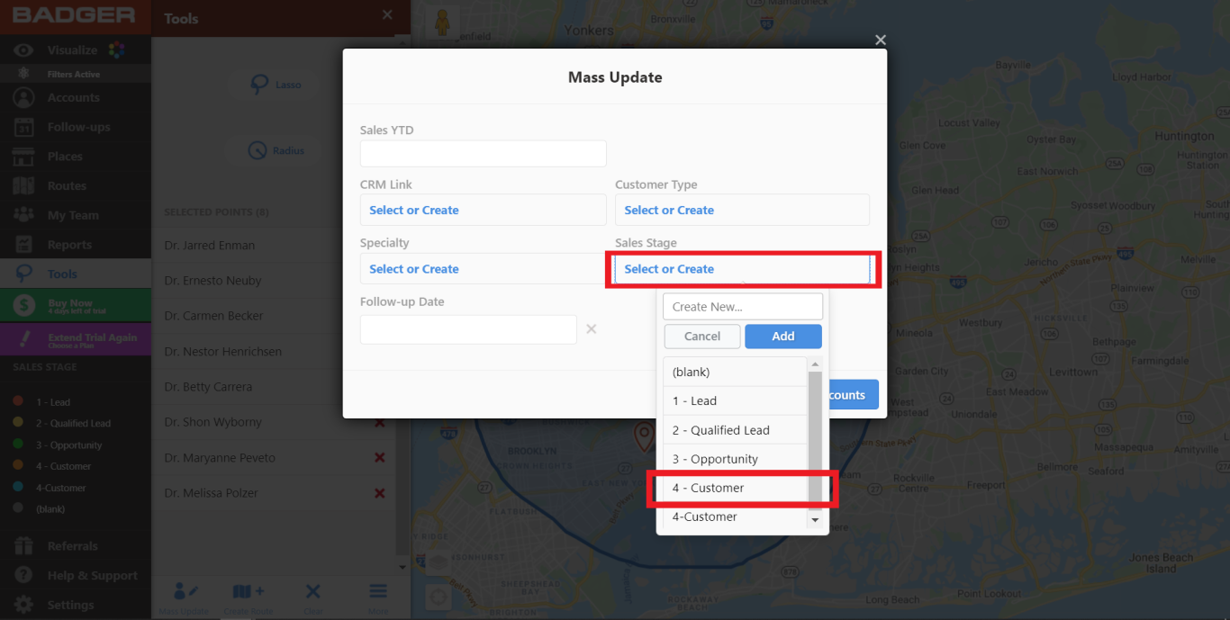 Misspelled or Duplicate Values (How to Edit Filters) - Badger Maps