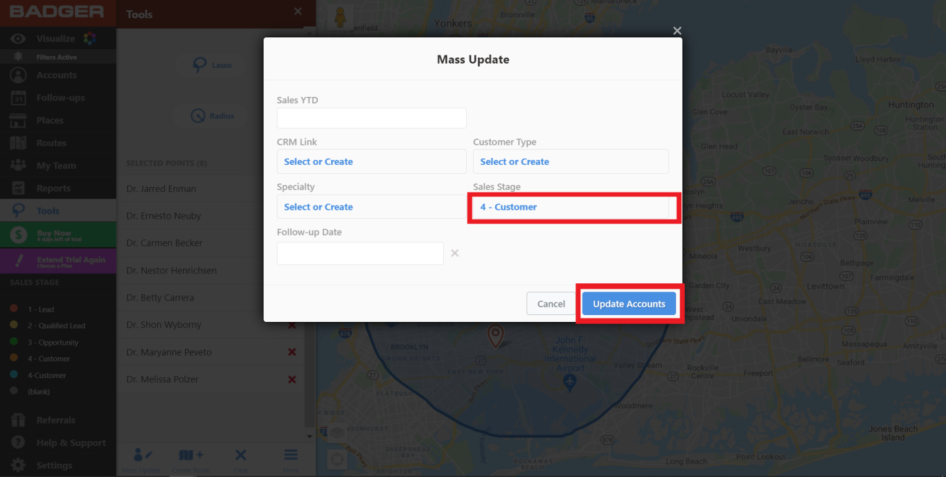 Misspelled or Duplicate Values (How to Edit Filters) - Badger Maps