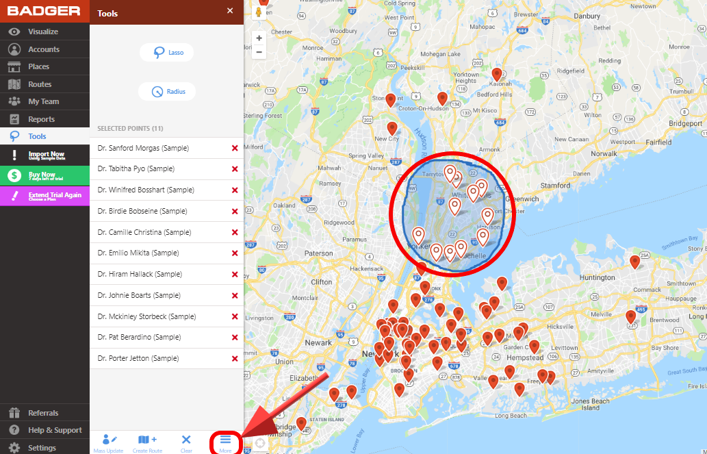 How To Mass Delete Accounts With Lasso Webapp Badger Maps