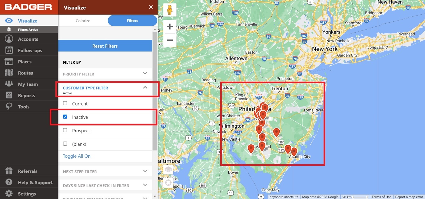 How To Mass Delete Accounts With Lasso Webapp Badger Maps