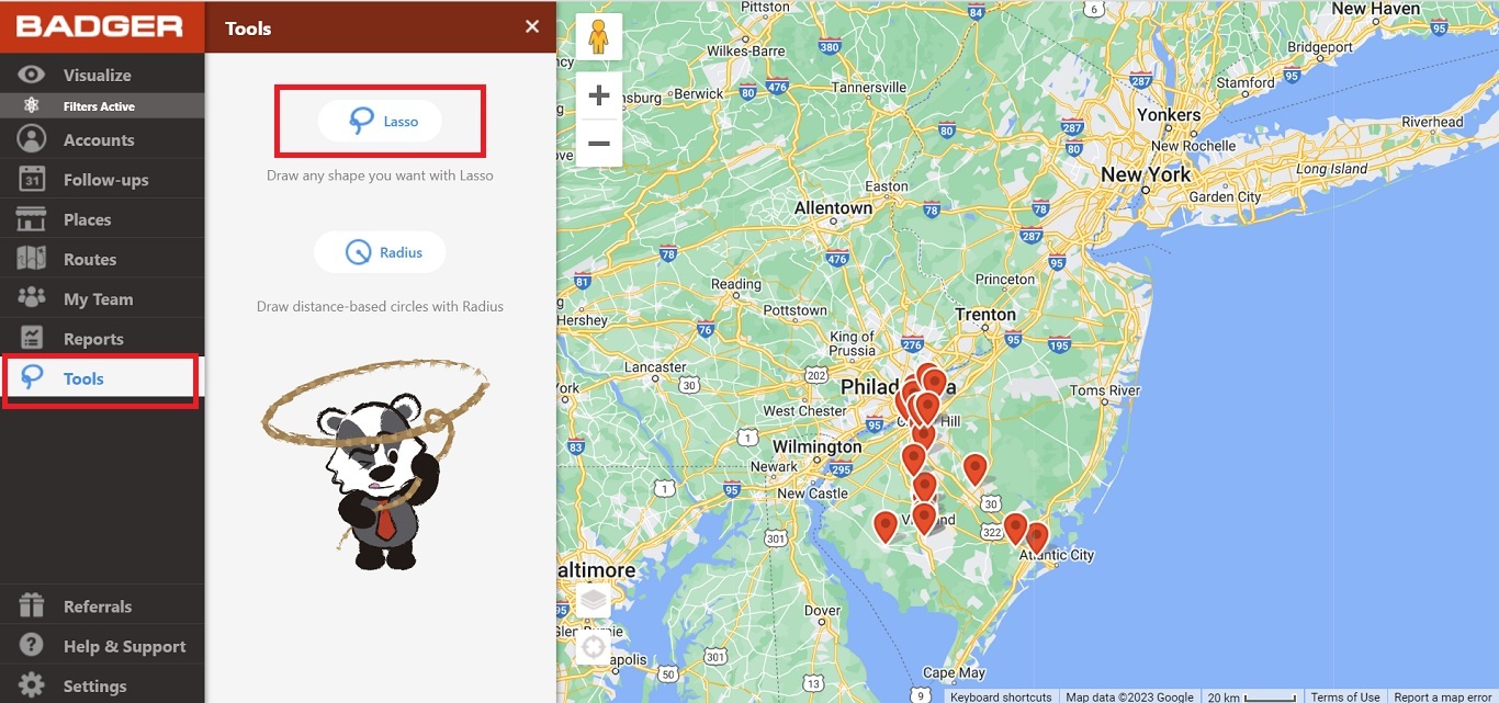How to Mass Delete Accounts with Lasso (WebApp) - Badger Maps