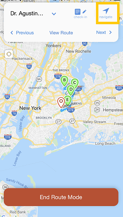 How To Navigate Accounts Using GPS Navigation From Badger Maps (iPhone) - Badger Maps