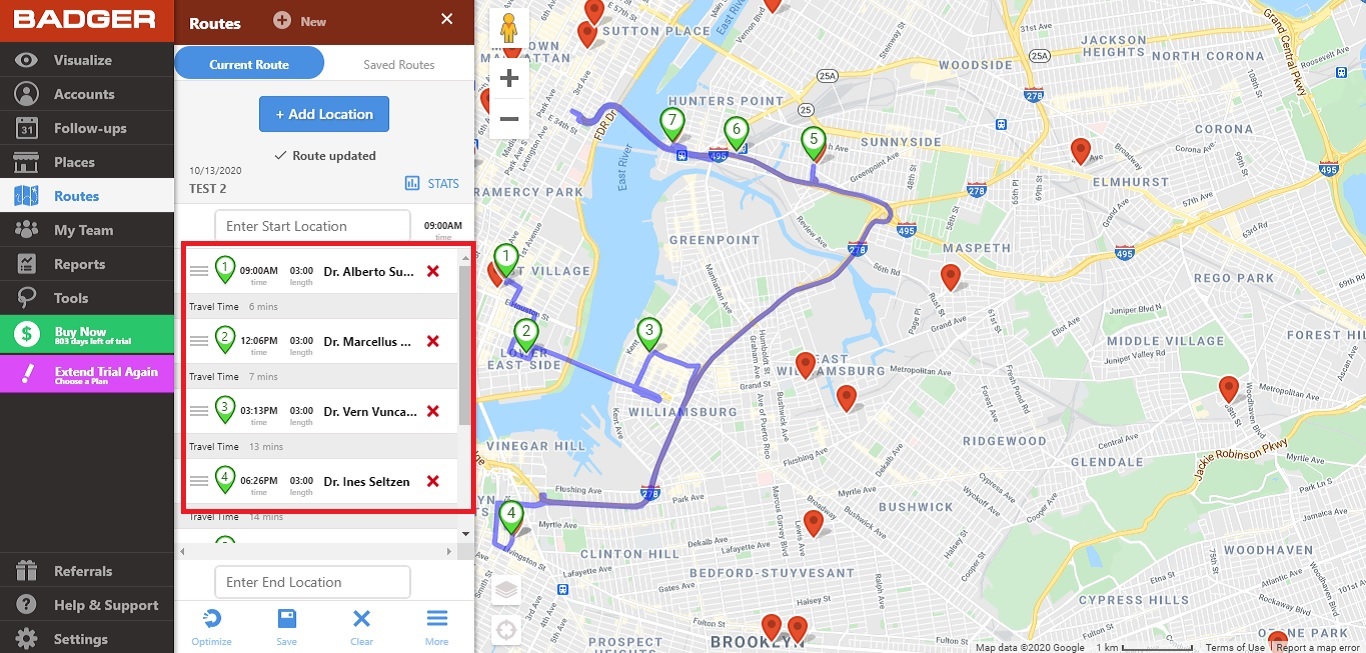 How To Remove A Stop From Your Route Web App Badger Maps