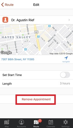 How To Remove A Stop From Your Route (iPhone) - Badger Maps