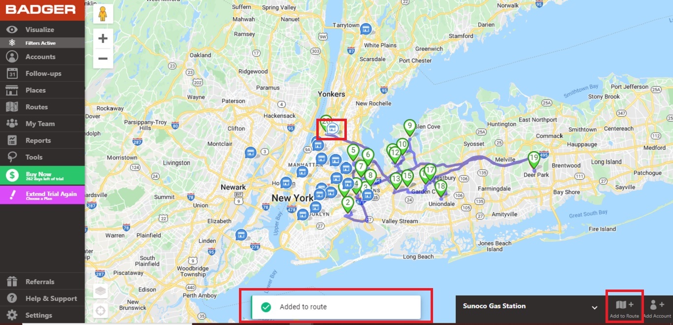 How To Route Filtered Accounts (Web App) - Badger Maps
