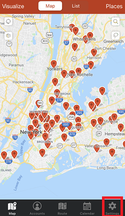 How To Navigate Accounts Using GPS Navigation From Badger Maps (iPhone) - Badger Maps