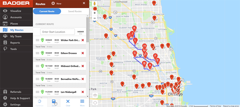 What are Routes? - Badger Maps